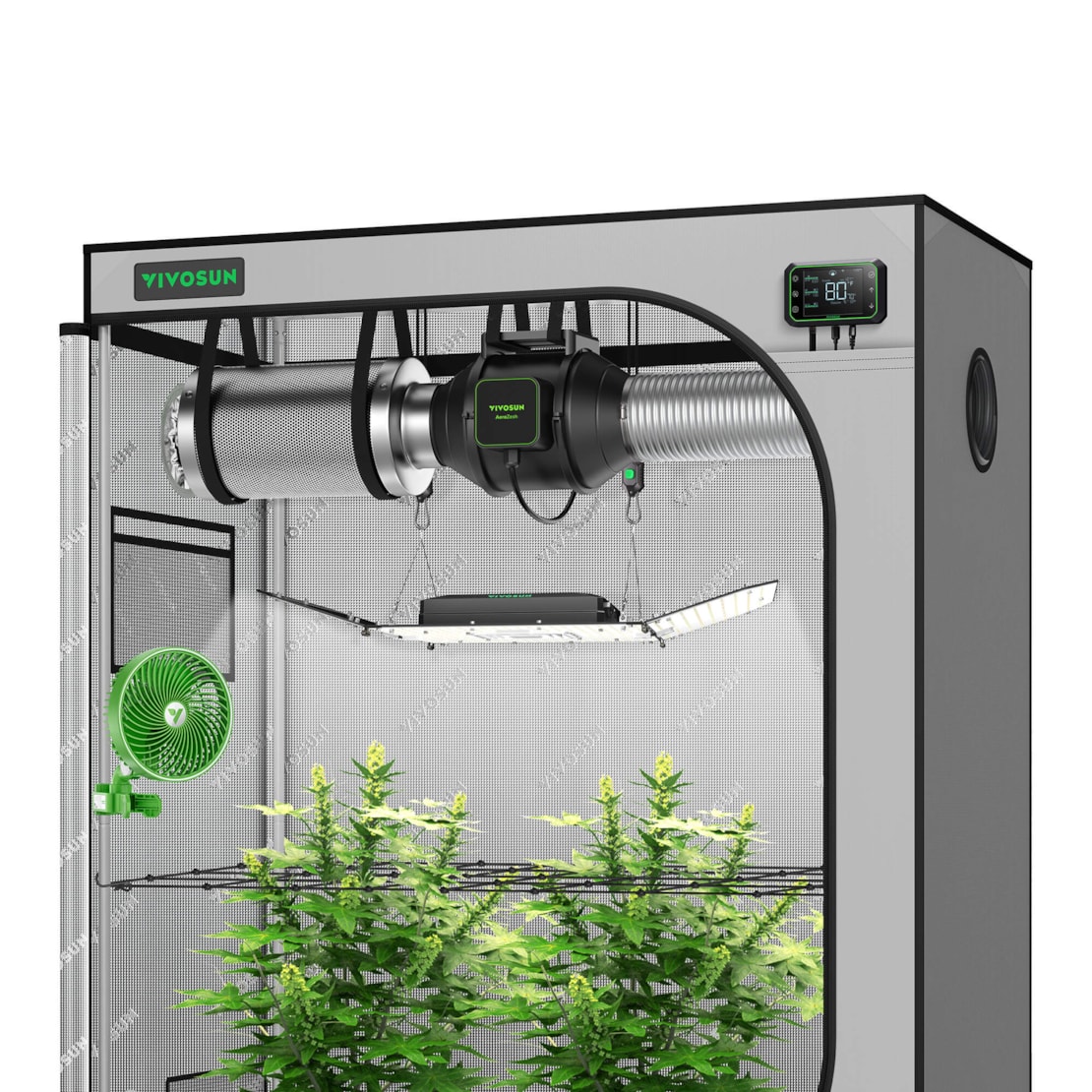 Smart Grow Tent Kit GIY-SGS-G42 4x2, 2-Plant Complete System, with WiFi ... Smart Grow Tent Kit GIY-SGS-G42 4x2, 2-Plant Complete System, with WiFi ...