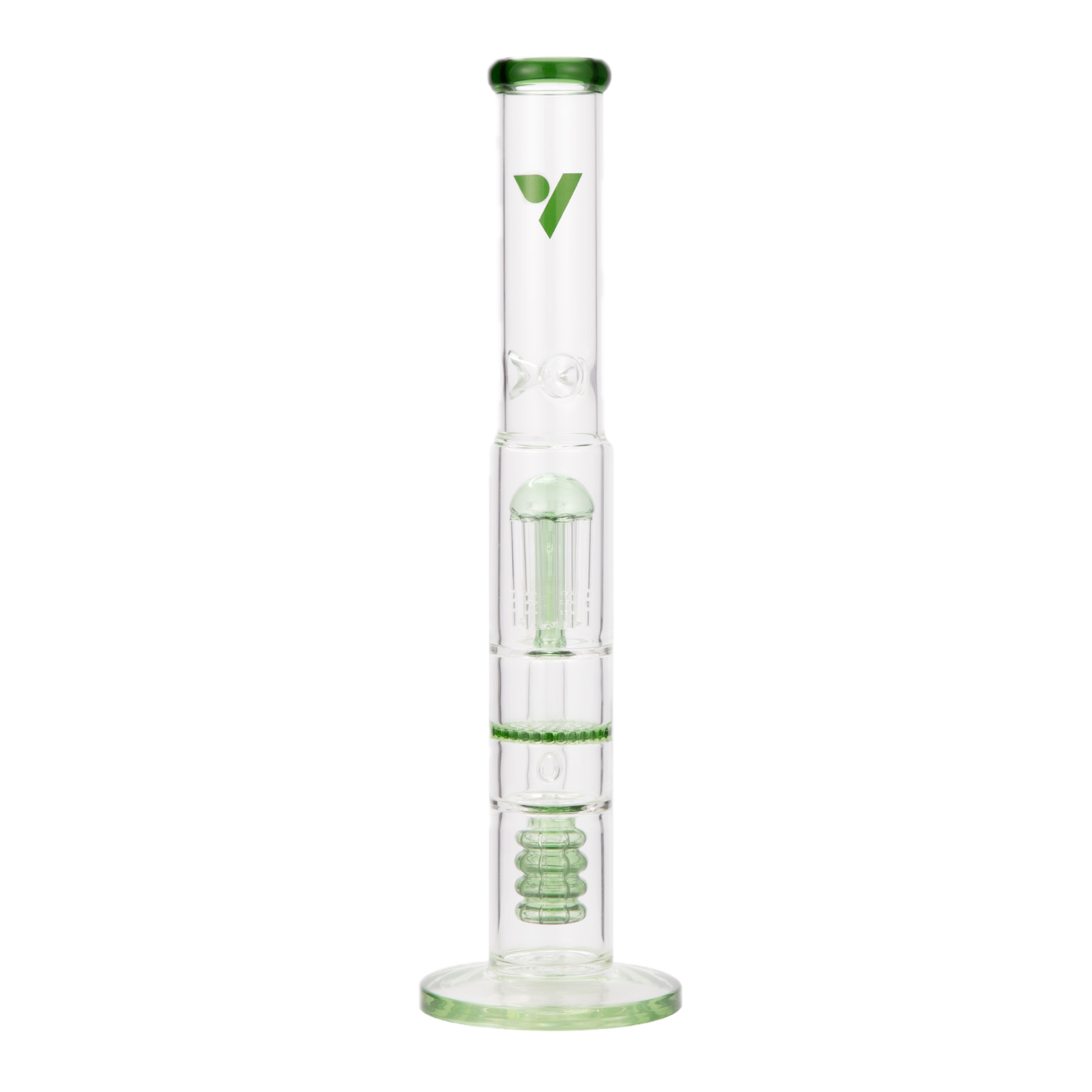 Bong - Cutting-edge Water Pipe with Triple Percs and Ice-Catcher