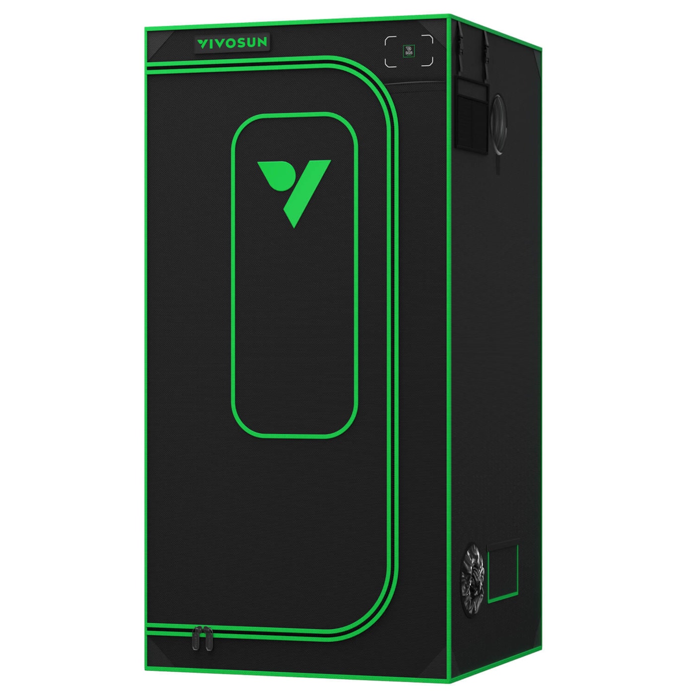 Grow Tent Pro 3x3 P336, 2-4 Plants Use, Large Front Door, 36″ x 36″ x ...