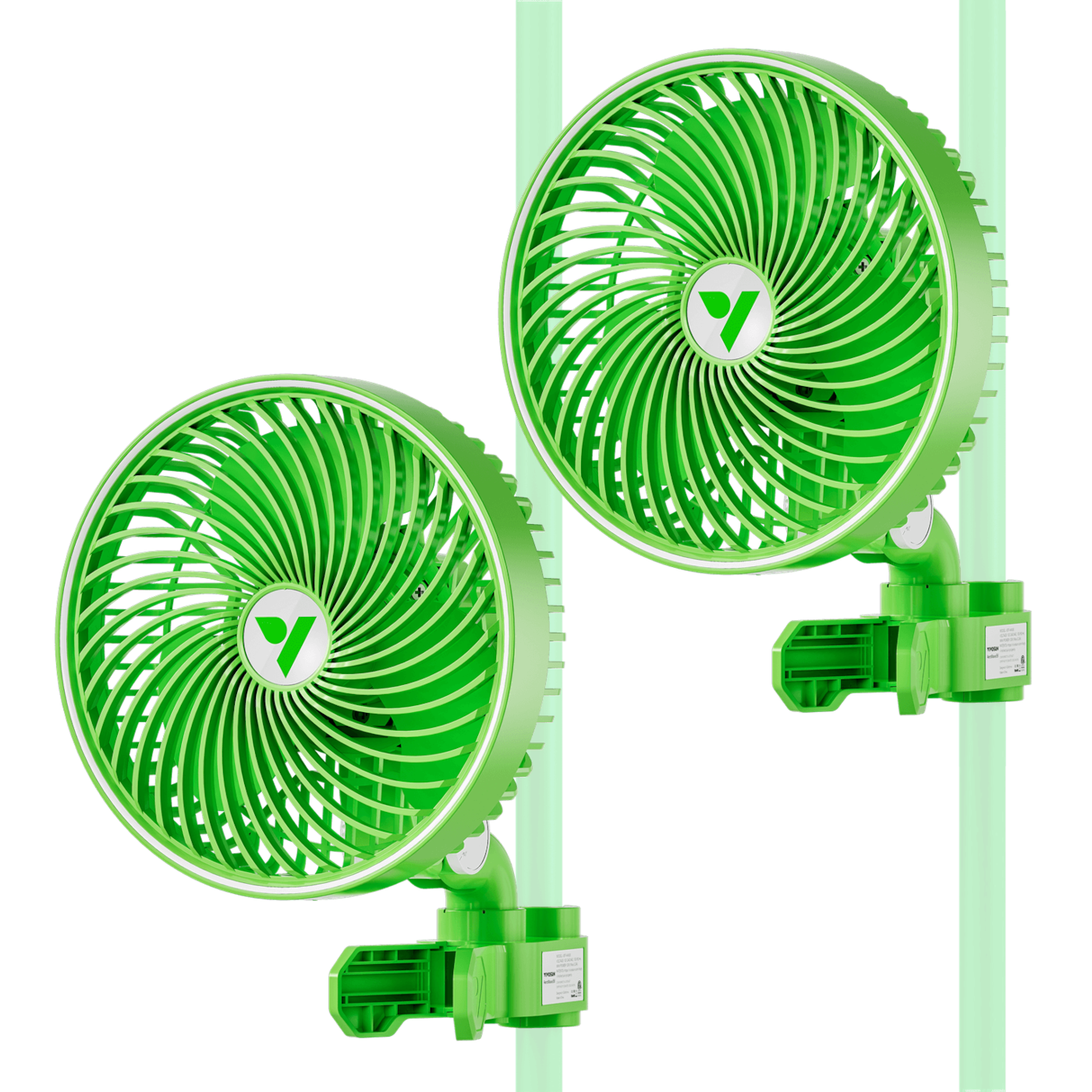 AeroWave E6 Clip-on Fan, EC Motor, Auto Oscillation Fan, Air Circulator ...