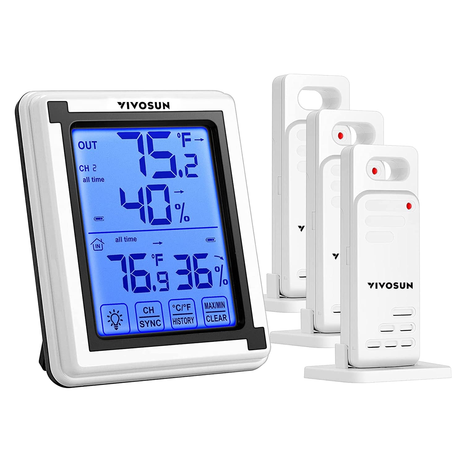 Wireless thermometer hygrometer store