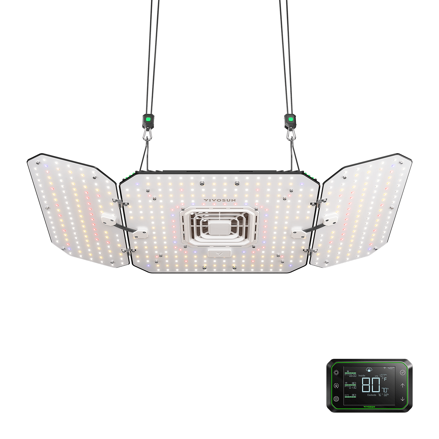 AeroLight Wing AW200 Tunable Spectrum LED Grow Light 200W, with ...