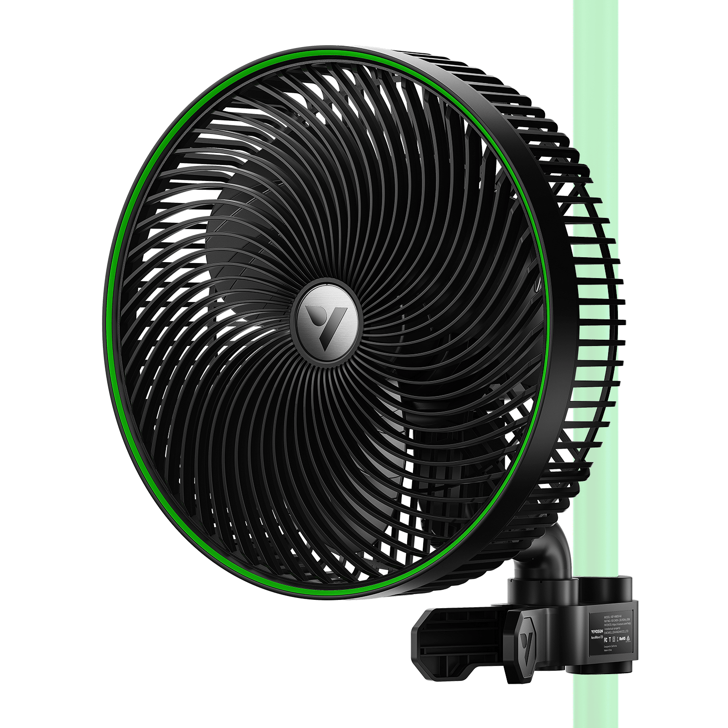 AeroWave E9 Clip-on Fan w/ GrowHub E42A Controller, EC Motor, Auto ...