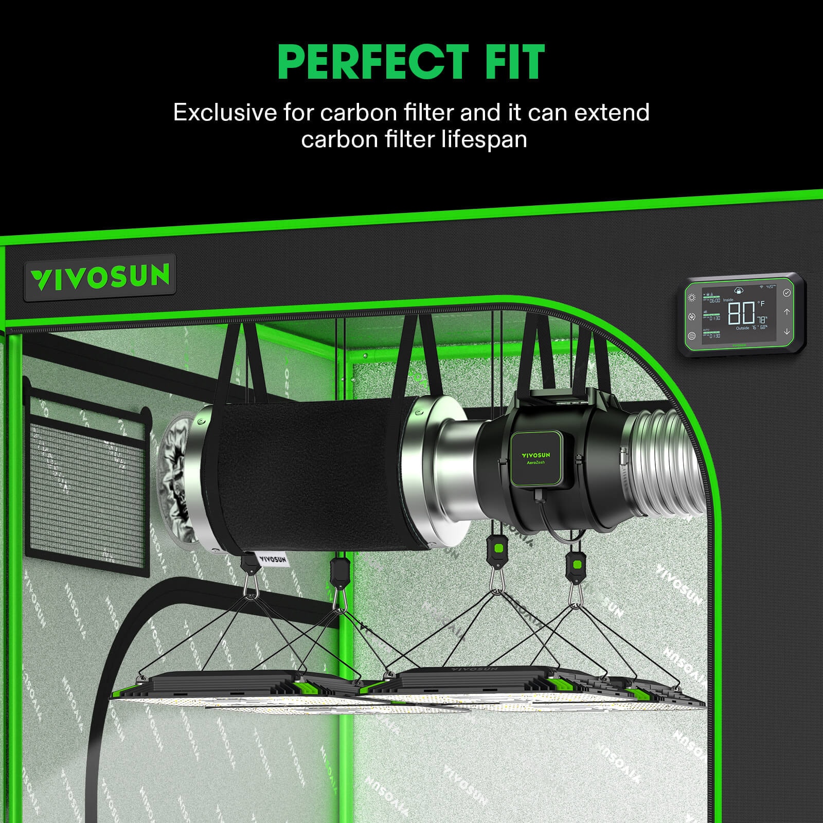 Carbon filter vivosun store