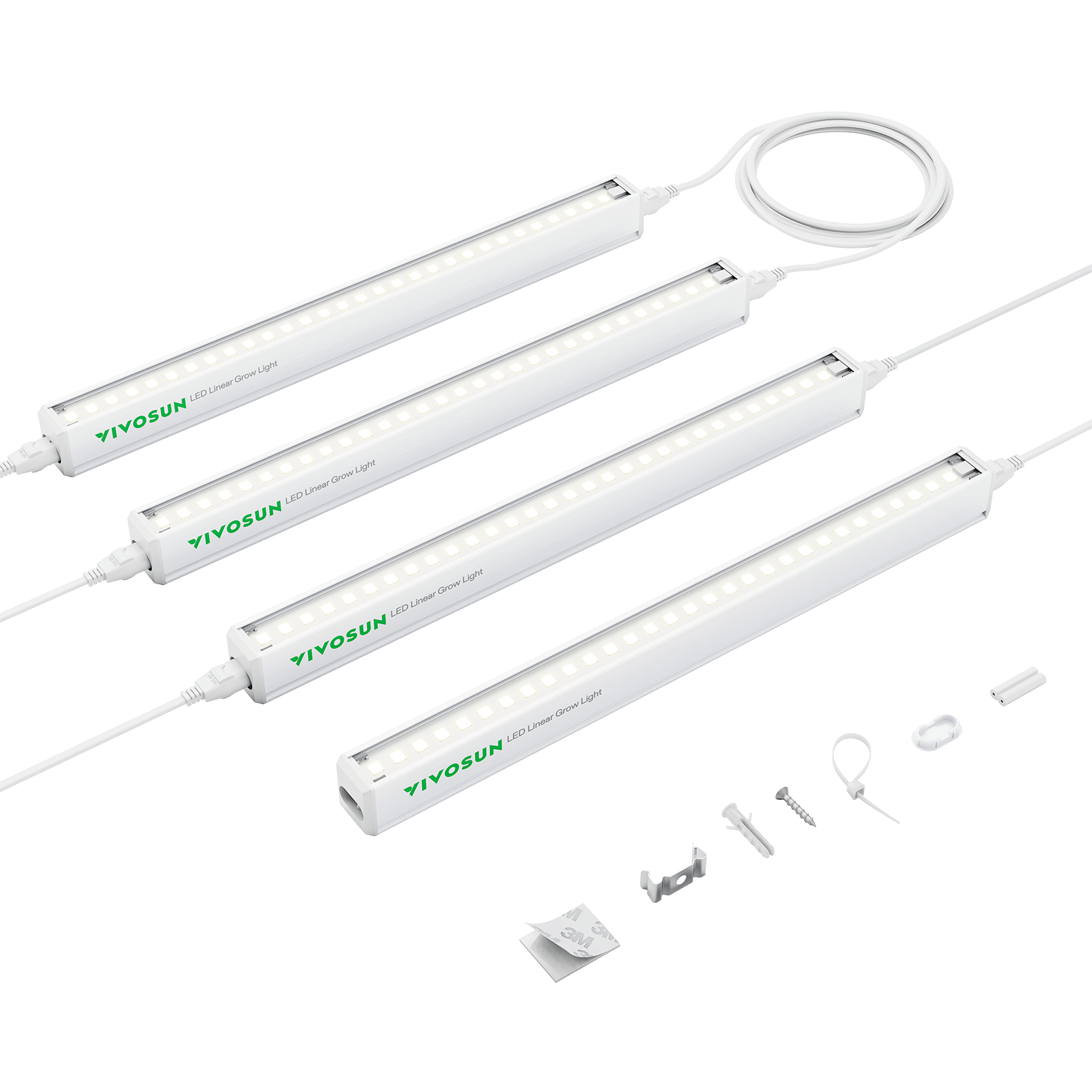 T5 Linear Grow Lights, 5000K Full Spectrum LED Grow Lights for Indoor ...