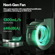 AeroStream H19 Intelligent Environmental 19L Humidifier with Temp ...