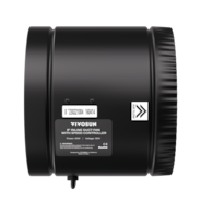 Inline Booster Duct Fan 8” 420 CFM, Black