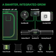 Smart Grow Tent Kit GIY-SGS-22 Pro 2x2, 1-Plant Complete System, with ...