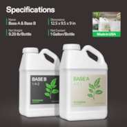 Nutrients Base A & B Bundle, Liquid Fertilizer Supports Vegetative and ...