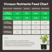 Vivosun Nutrients Base A & B Bundle, Liquid Fertilizer Supports ...