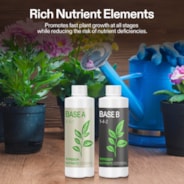 Nutrients Base A & B Bundle, Liquid Fertilizer Supports Vegetative and Flowering Stage, 8oz