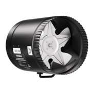 Inline Booster Duct Fan 6” 240 CFM, Black