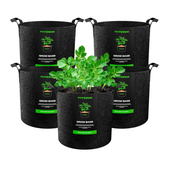 Vivosun Collections Of Black Grow Bags Vivosun Collections Of Black Grow Bags