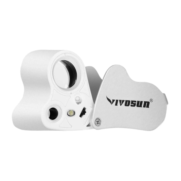 Vivosun 30X-60X Jewelers Loupe Magnifier with LED Light